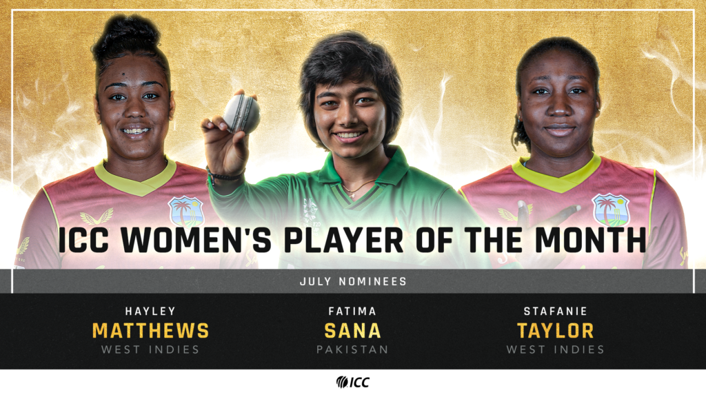 Pakistani Athlete Fatima Sana | ICC Women's Player Nominations